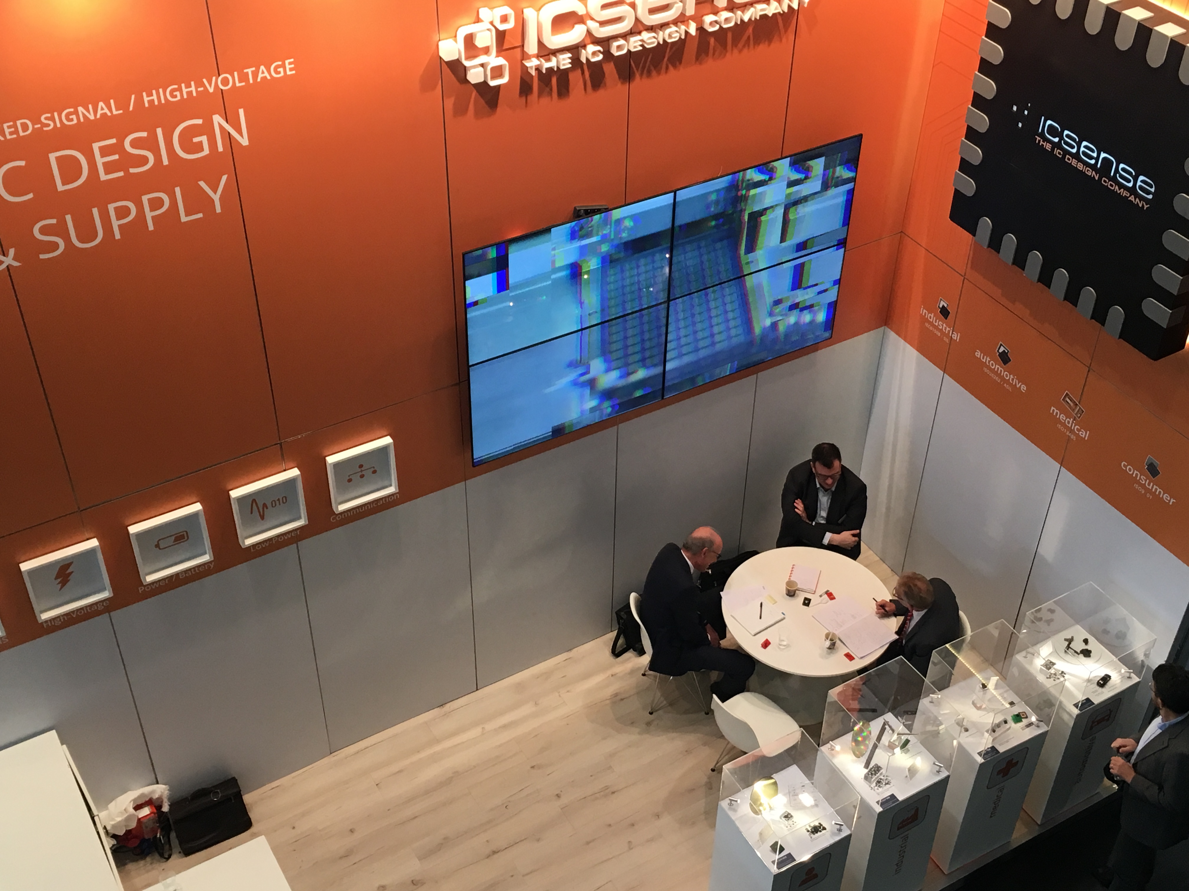 Electronica 2018: Hall B3-460 - ICsense